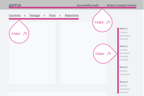Multiple Navigation Landmarks - examples and best practices | Aditus